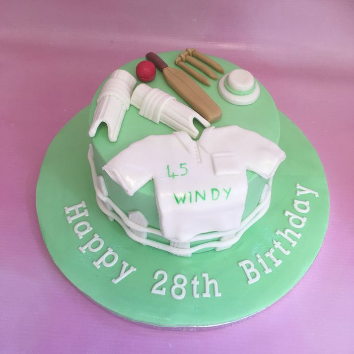 Cricket theme cake design ( 25 ) – British Bakes